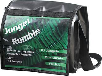 Xcase Umh&auml;ngetaschen: Schultertasche mit A4-Werbefenster, Querformat (Tasche mit Sichtfenster, Messengertasche, Notebooktasche)