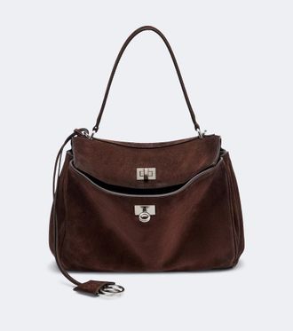 Balenciaga Sac Rodeo Small en daim