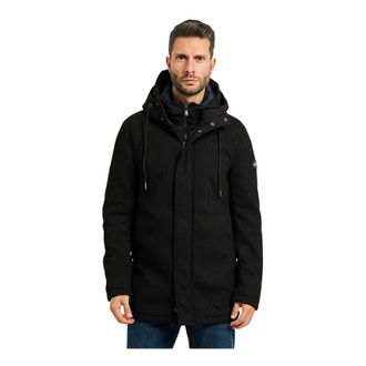 Yes-Zee YES Zee, Homme, Manteaux, Noir, Taille: 3XL Parka