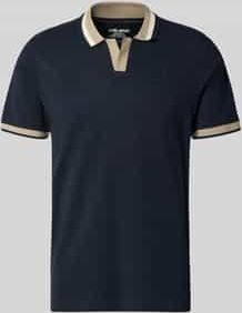 Blend Regular Fit Poloshirt mit Label-Stitching Modell EVO