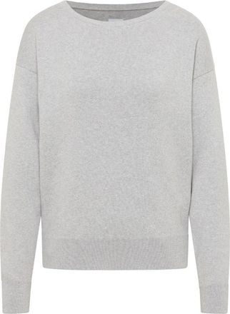 Mustang Jeans Mustang Damen Style Marianna Pullover, Mid Grey Mélange 4140, L