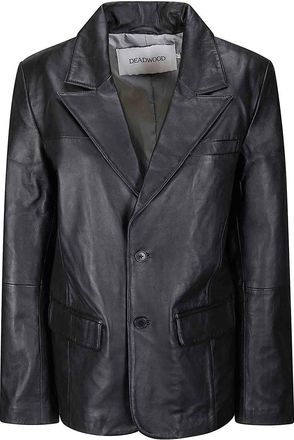 Deadwood Blouson En Cuir - Noir