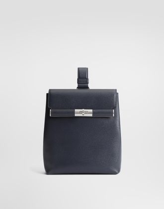 Dolce & Gabbana Schulter- Und Umh&auml;ngetasche Marlene Aus Kalbsleder - Mann Schultertasche Blue Onesize