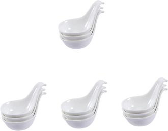 Amosfun Amuse-gueule 12 Stk Gericht K&uuml;chenarmatur Kitchen Accessories Nachtisch Sch&auml;lchen K&uuml;chengadges Chinesische Suppenl&ouml;ffel Saucenteller Aus Porzellan Gew