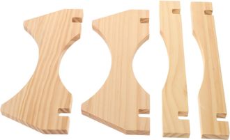 Pretyzoom Eichenholz Fassst&auml;nder Oak Aging Barrel Halter Stabiler Getr&auml;nkehalter f&uuml;r Wasserkrug und Weinbeh&auml;lter K&uuml;chen Tresen Vintage Holzst&auml;nder f&uuml;r Weinfass 