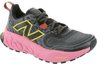 New Balance Chaussures de Trail Fresh Foam X Hierro V8 pour Femme, Noir/Rose v&eacute;ritable/Citron Gingembre, 40 EU