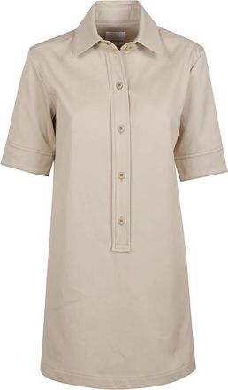 A.P.C. A.p.c., Femme, Robes, Beige, Taille: 36 FR Robe Chemise Manches Courtes