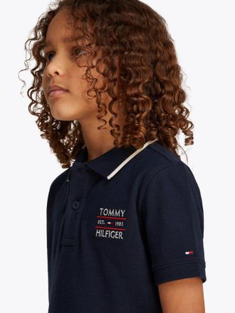 Tommy Hilfiger Poloshirt TOMMY FLAG HILFIGER POLO REG SS mit Logo-Stickerei