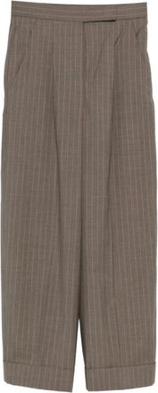 Max Mara Femme, Pantalons, Brun, Taille: 36 FR Manetta Pantalons