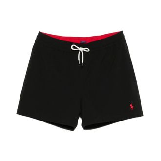 Polo Ralph Lauren Homme, Maillots de bain, Noir, Taille: S Woven Trunk Swim Bottom
