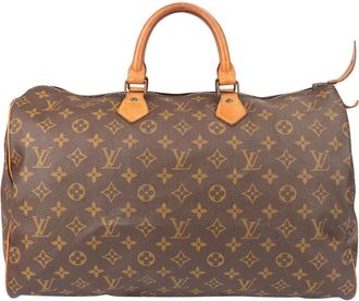 Louis Vuitton Crossbody Bags - Louis Vuitton Canvas Monogram Speedy 40 Handbag - Gr. unisize - in Braun - f&uuml;r Damen