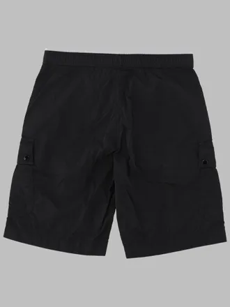 C.P. Company Lightweight Polyamide Cargo Shorts - Black