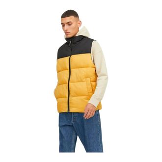 Jack & Jones Homme, Vestes, Jaune, Taille: L Gilet rembourr&eacute; homme transitions saisons
