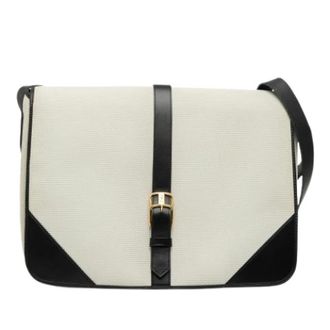 Saint Laurent Pre-owned Canvas Crossbody Bag - - Pre-owned - Damen - Wei&szlig; - ONE SIZE