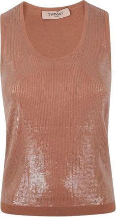 Twin-Set Round Neck Tank Top