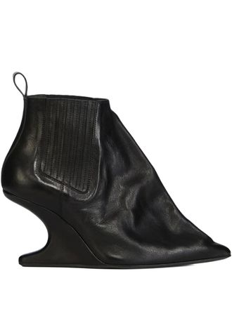 Rick Owens bottines Taco 80 mm - Noir
