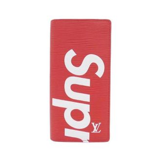Louis Vuitton Pre-owned Portefeuille Brazza Epi Long Wallet Limited - Femme - Pre-owned - Rouge - Taille: ONE Size