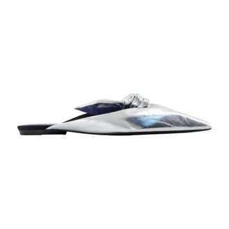 Lanvin Bow Mules - - Shoes - Damen - Grau - 36 EU