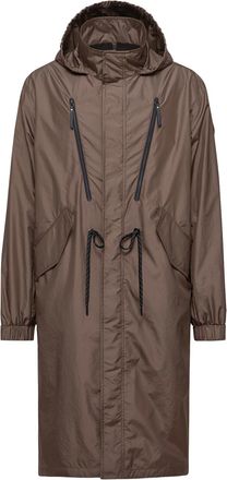Moncler Moncler Manteau De Pluie &Agrave; Capuche Aliso, Homme, Marron, Taille: 1