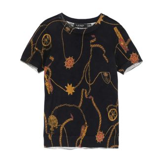 Ralph Lauren Eyelah Pullover mit kurzen &Auml;rmeln - - Tops - Damen - Mehrfarbig - XS