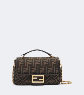 Fendi Sac Baguette Mini FF Zucca