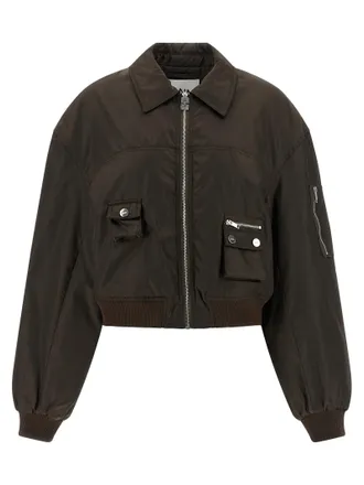 Ganni Duchesse Jacket - Brown