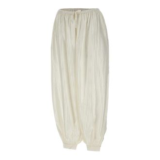 Rotate Rotate Birger Christensen, Femme, Pantalons, Beige, Taille: 38 FR Balloon Pantalons