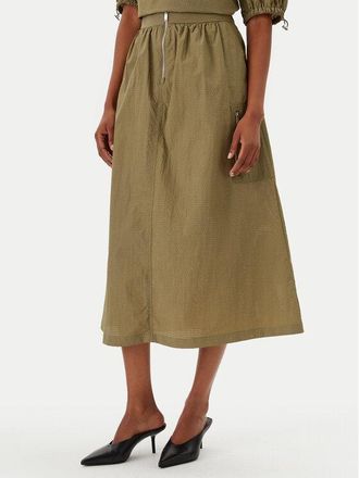 DKNY Trapezf&ouml;rmiger Rock P5BNSAFC Gr&uuml;n Regular Fit