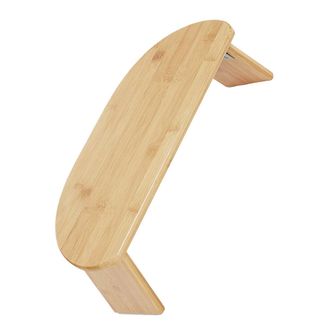 IFUNDOM Klappbarer Bambushocker Meditationshocker Aus Bamboo rutschfest Stabil Mit Tragegriff Yoga Kniehocker F&uuml;r Erwachsene Und Kinder Gebet Und Fitness