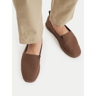 Calvin Klein Espadrilles Calvin Klein Espadrille Aop Cv HM0HM02231 Braun