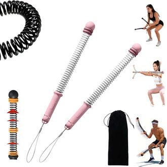 Generic Verstellbare, Seillose Battle Ropes, Leise Und Platzsparende Kabellose Battle Ropes, Tragbares Trainingsger&auml;t for HIIT Mit Aufbewahrungstasche Und Rut