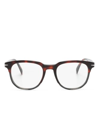 Eyewear by David Beckham Sonnenbrille mit breitem Gestell - Braun