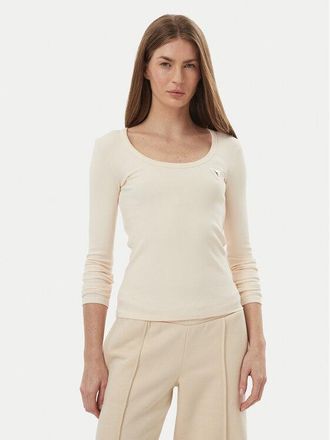 Guess Bluse V4BP07 K8RT2 &Eacute;cru Regular Fit