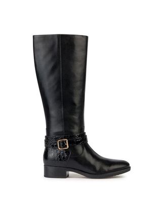 Geox Klassische Stiefel D Felicity D36G1A 04340 C9999 Schwarz