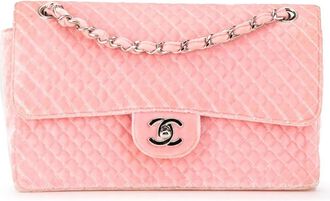 Chanel Hobo Bags - Medium Micro Quilted Velvet CC Flap - Gr. unisize - in Gold - für Damen