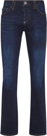 Philipp Plein Homme, Jeans, Bleu, Taille: W31 Pantalon en denim basique Coupe Droite Supreme Iconic