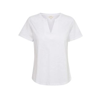 Part Two T-shirt Blanc Col en V - Femme - Tops - Blanc - Taille: 36 FR