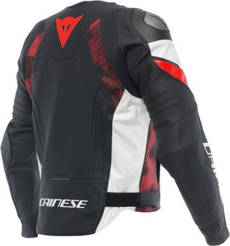Dainese Motorradjacke Avro 5 Motorrad Lederjacke herausnehmbares Innenfutter,herausnehmbare Membrane