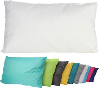 JACK Outdoor Lounge Kissen 30x50cm Dekokissen inkl. Füllung Wasserfest Sitzkissen Garten Stuhl Lotus Effekt, Farbe:Elfenbein