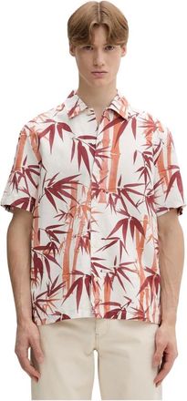 Marc O'Polo Homme, Chemises, Multicolore, Taille: S Chemise Manches Courtes en M&eacute;lange Lin