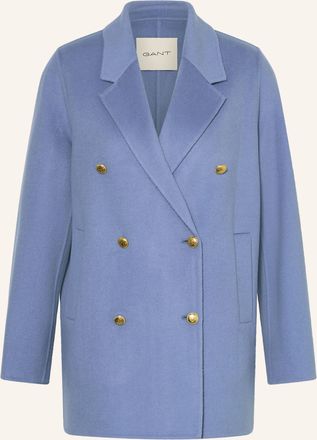 GANT Wollmantel blau
