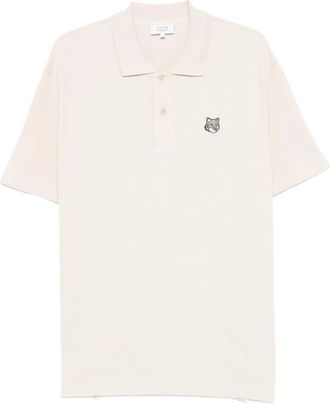 Maison Kitsun&eacute; Fox-embroidered Polo Shirt