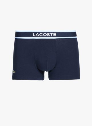 Lacoste Lot de 3 boxers en coton m&eacute;lang&eacute;