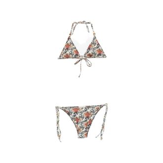 Anjuna Femme, Maillots de bain, Multicolore, Taille: 38 FR Bikini imprim&eacute; palmier