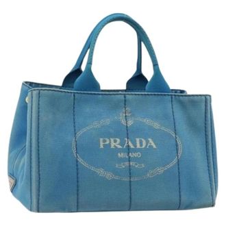 Prada Pre-owned Vintage Tote Bag - - Pre-owned - Damen - Blau - ONE SIZE