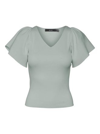 Vero Moda VMGINNY SS V-Neck Pullover NOOS