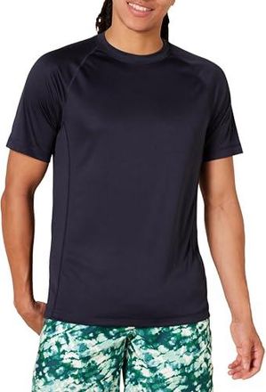 Amazon Essentials T-shirt De Bain UPF 50 À Séchage Rapide, Manches Courtes Et Coupe Ajustée Homme, Bleu Marine Foncé, XXL