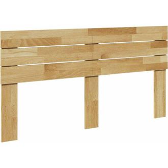 vidaXL Kopfteil 140 cm Massivholz Eiche vidaXL