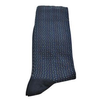 Alto Milano Homme, Sous-v&ecirc;tements, Bleu, Taille: L Luigi Lungo Sock