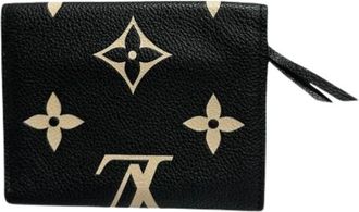 Louis Vuitton Portefeuille en toile Pre-owned - Femme - Pre-owned - Noir - Taille: ONE Size